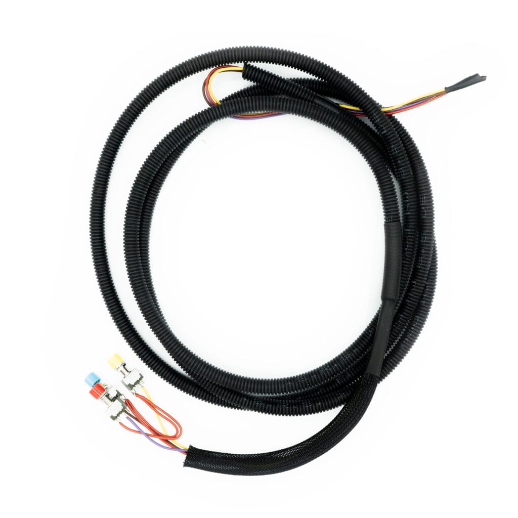 Control Buttons(3) + cable to transmitter (D6) - GrapplesawTrucks.com