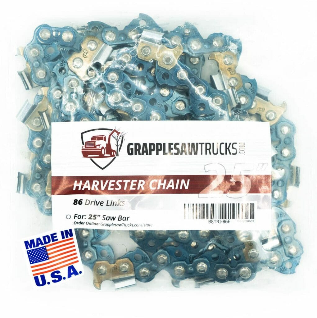Tri-Link Chain 86 DR - for 25" Saw Bar - GrapplesawTrucks.com